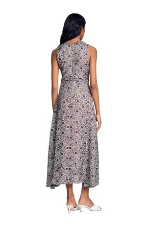 Sandro Daisy Print Maxi Dress