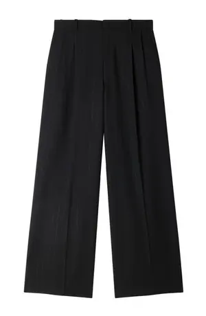 Sandro Striped Wide-leg Trousers