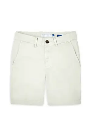 PETER MANNING NYC Stretch Chino Shorts 7 Inch - Stone