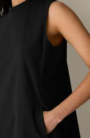 Eileen Fisher Mock Neck Sleeveless Dress