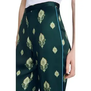 Sandro Paisley-print Floaty Trousers