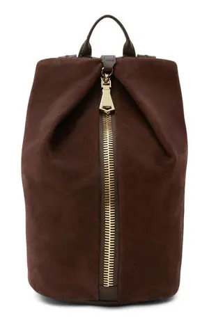 AIMEE Tamitha Leather Backpack - Fudge Suede