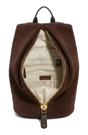 AIMEE Tamitha Leather Backpack - Fudge Suede