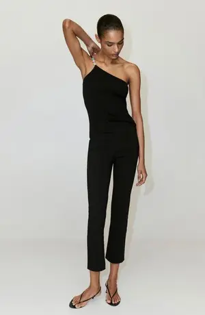 Mango Asymmetric Knit Top
