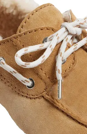 Sandro Shearling Boat Shoes