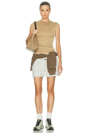 Fear Of God Soft Rib Fitted Tank Top - Dune