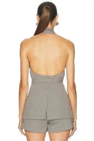 Monse Cross Lapel Vest Jacket