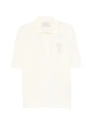 AMI Paris De Coeur Cotton Polo Shirt