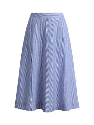 Ralph Lauren Striped A-line Skirt