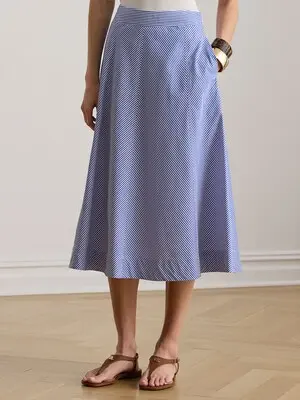 Ralph Lauren Striped A-line Skirt