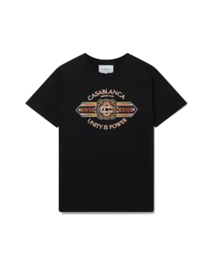 Casablanca Unity Is Power Short Sleeve T-shirt - Multicolor