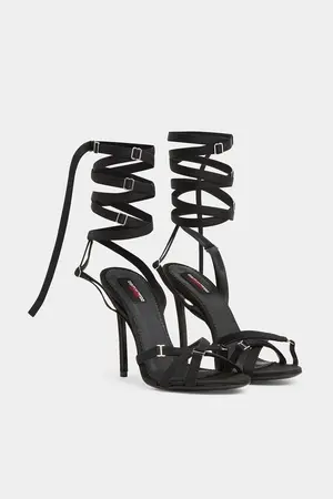 Dsquared2 X Magliano Strappy High Heel Sandals