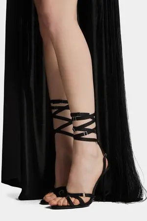 Dsquared2 X Magliano Strappy High Heel Sandals