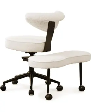 GAOMON Ergonomic Cross-legged Office Chair - Beige