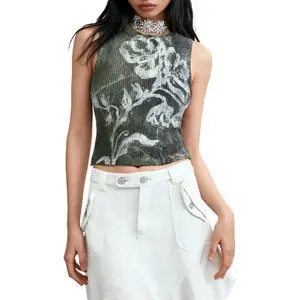 Desigual Floral Sleeveless Top