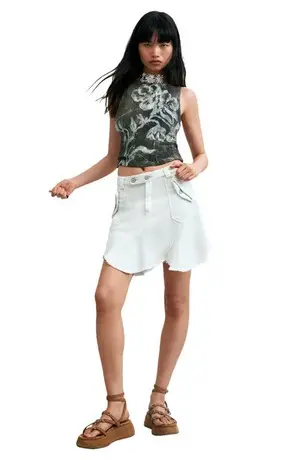 Desigual Floral Sleeveless Top