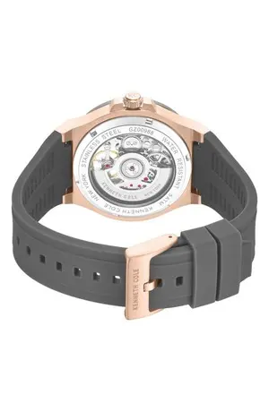 KENNETH COLE The Grove Silicone Strap Watch