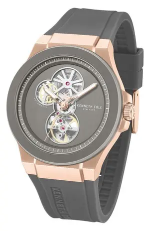 KENNETH COLE The Grove Silicone Strap Watch