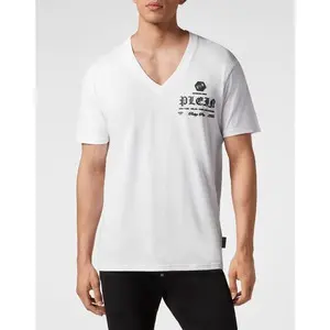 Philipp Plein T-shirt V-neck - White