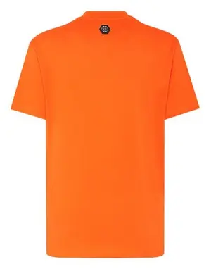 Philipp Plein Jersey T-shirt Round Neck Ss Iconic Plein