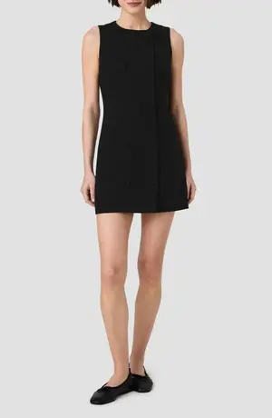 French Connection Whisper Sleeveless Minidress - Black