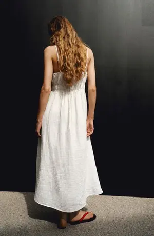 Mango Cotton Maxi Dress