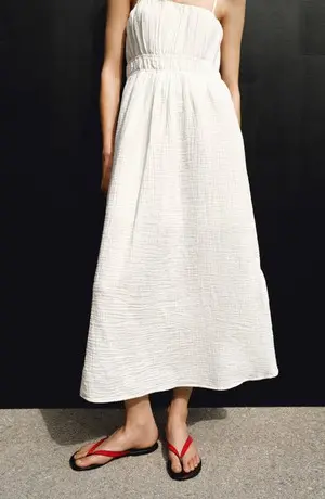 Mango Cotton Maxi Dress