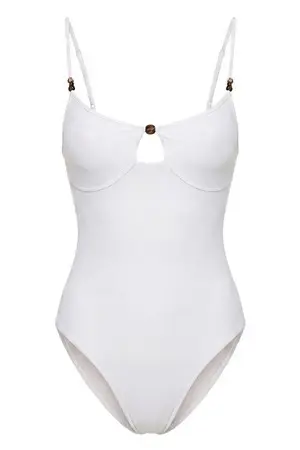 NICHOLAS Anela One Piece Swim Suit - Ivory