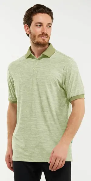 MIO MARINO Designer Golf Polo Shirt Olive