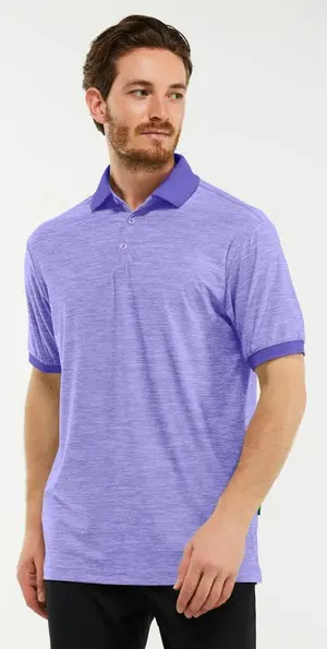 MIO MARINO Designer Golf Polo Shirt Purple