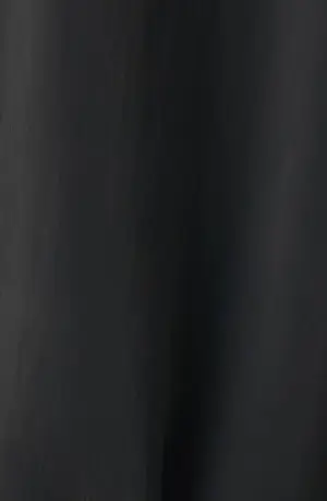 Mango Elastic Waist Baggy Wide Leg Pants - Black