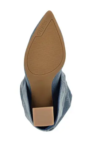 Guess Geima Pointed Toe Slouch Foldover Boot