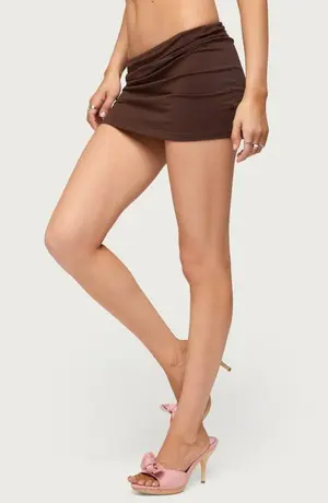 EDIKTED Aisha Low Rise Miniskirt