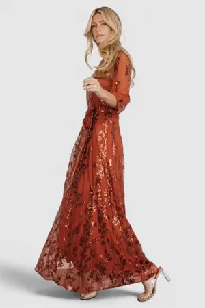 BALTIC BØRN Destiny Sequin Maxi Dress
