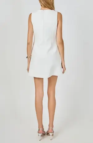 Endless Rose Rhinestone Detail Sleeveless Sheath Minidress