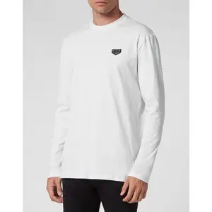 Philipp Plein T-shirt Round Neck Ls - White