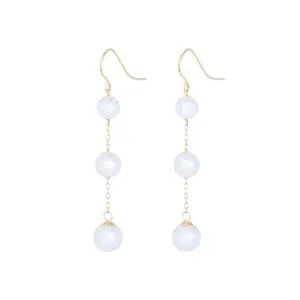 CHIARA TEDESCHI JEWELLERY Capri Hook Vermeil Earrings - Gold