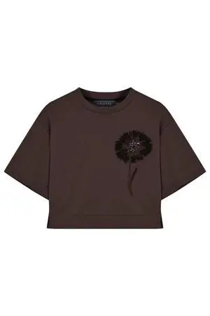 EXQUISE Brynn Tshirt - Brown