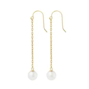 CHIARA TEDESCHI JEWELLERY Capri One Pearl Drop Earrings