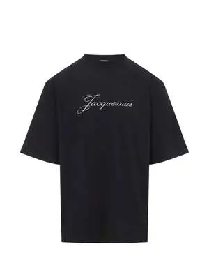 Jacquemus Logo-print T-shirt - Black