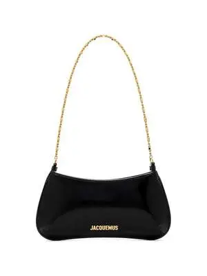 Jacquemus Chain Shoulder Bag - Black