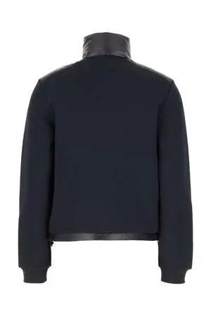 Moncler Sweatshirt Jacket With Quilted Front