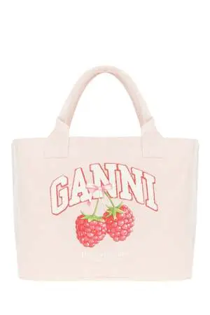 GANNI Printed Tote Bag - Multicolor