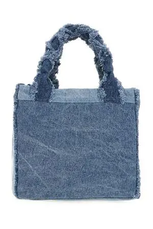 GANNI Denim Tote Bag - Multicolor