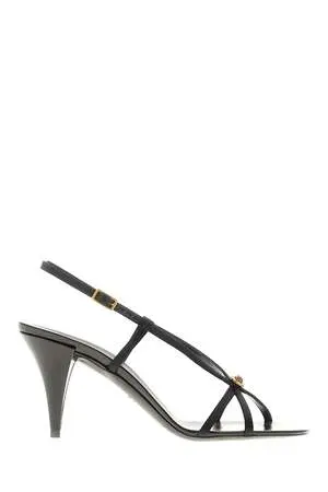 Versace Strappy High Heel Sandals - Multicolor