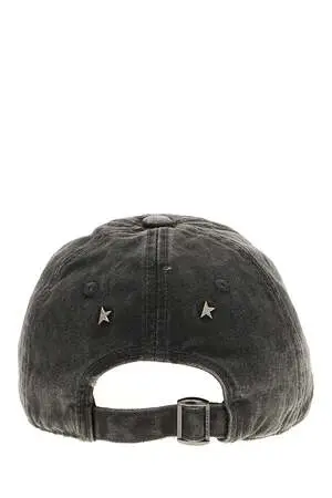 GOLDEN GOOSE Baseball Cap With Applique - Multicolor