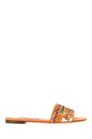 Dolce & Gabbana Printed Slippers - Multicolor