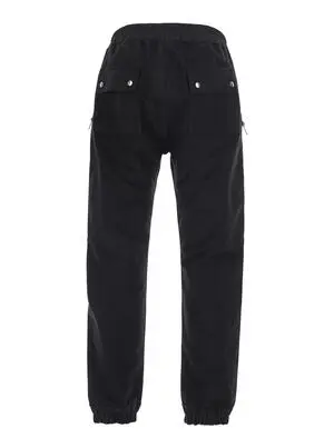 Rick Owens Heizer' Pants With Side Zip Cargo Pockets In Cotton For