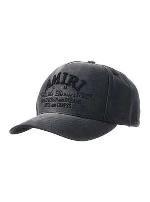 Amiri Bucket Hat Arts District Canvas Hat With Logo And Black Cotton - Multicolor