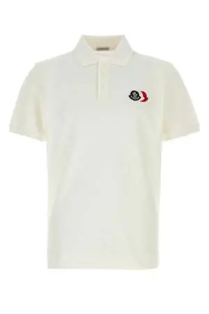 Moncler Piquet Polo Shirt - White